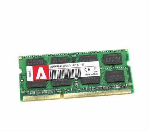 Оперативная память sodimm 4Gb Azerty DDR3L 1600