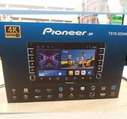 Android магнитола 6 128Gb Pioneer TS18-2D 9-дюймов