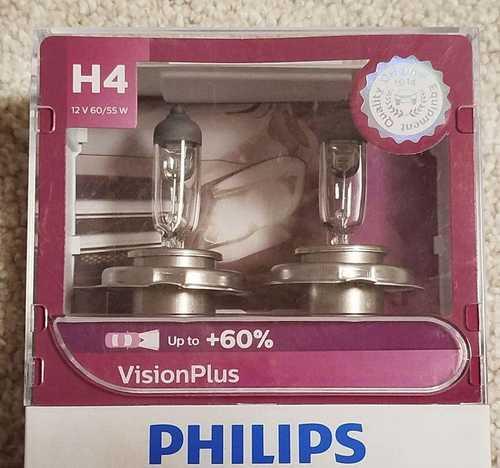 Галогеновые лампы h4 philips