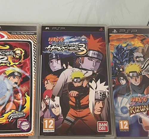 Комплект игры Naruto PSP для PSP