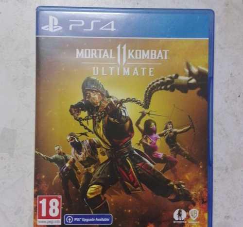 Диск на ps4 mortal kombat 11 ultimate