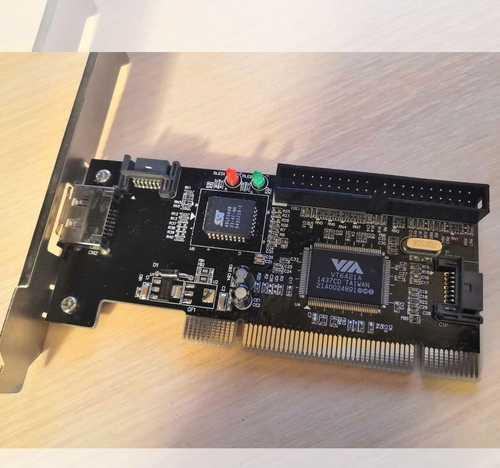 Контроллер IDE/sata FG-AS6421 под слот PCI