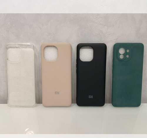 Чехол накладка Silicone Cover Xiaomi Mi 11 Новый