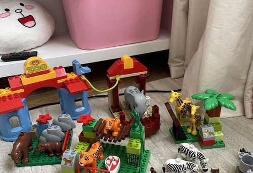 Lego duplo зоопарк, замок принцессы
