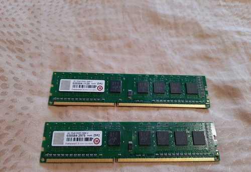 Комплект оперативной памяти DDR3 Transcend 8 GB