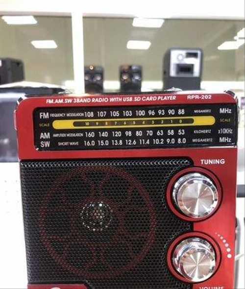 Радиоприемник Ritmix RPR-202 Red