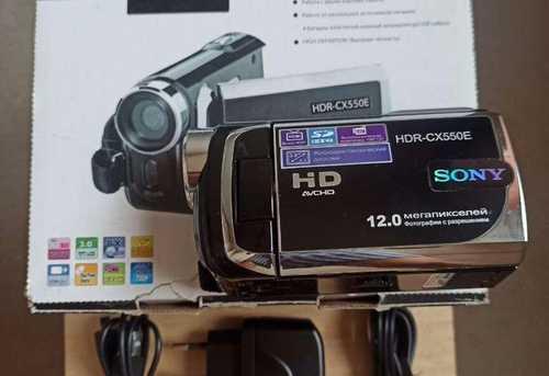 Видеокамера sony hdr-cx550e