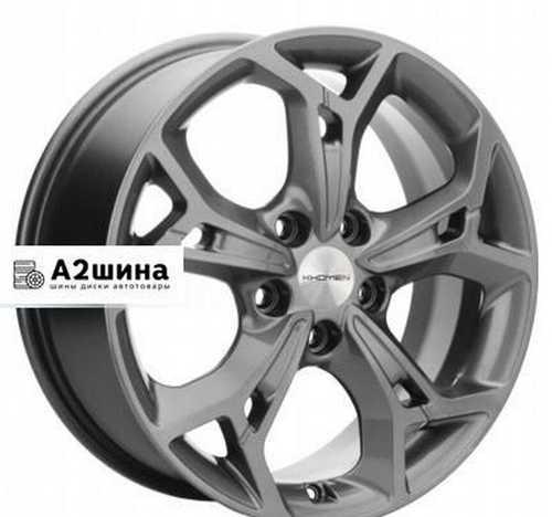Диски Khomen Wheels KHW1702 (Teana/X-trail) Gray 7*17 5*114,3 ET45 66,1
