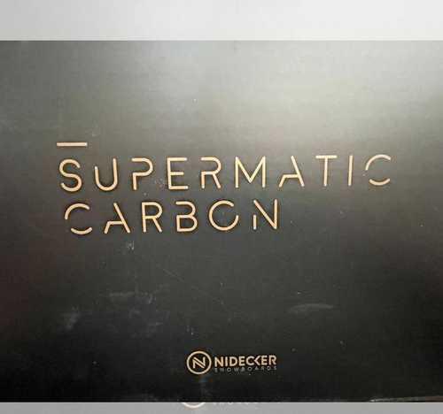 Крепления для сноуборда Nidecker Supermatic Carbon