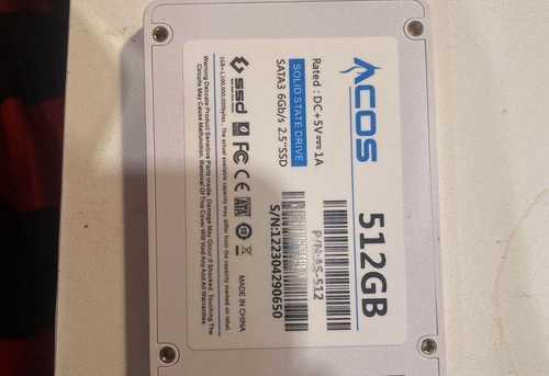 Acos 512gb. SSD. 2.5 SATA