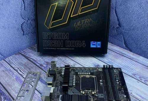 Материнская плата gigabyte B760M DS3H DDR4(новая)