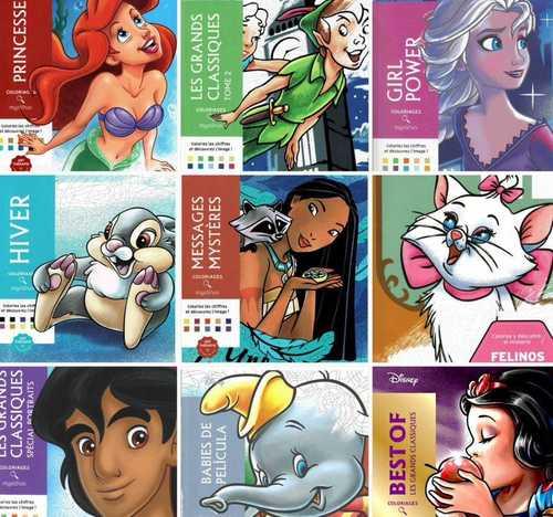 Hachette disney раскраска по номерам