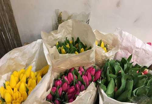 Оптом цветы тюльпаны на 8 марта