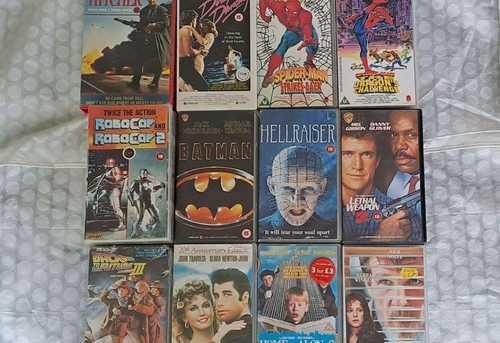 VHS кассеты фирменные UK Germany винтаж