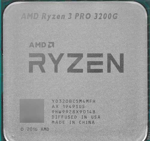 Процессор AMD Ryzen 3 PRO 3200G