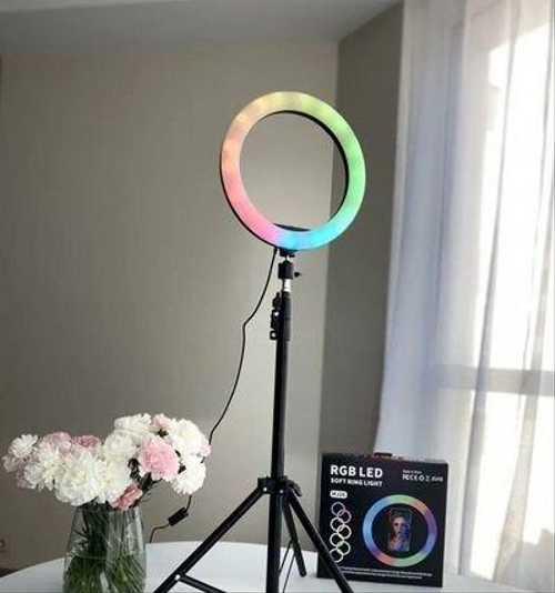RGB Цветная кольцевая лампа 26