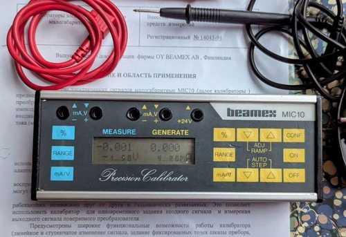 Калибратор электрических сигналов beamex MIC10
