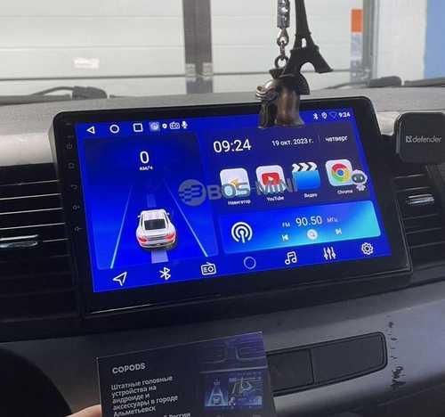 Магнитола android Mitsubishi lancer 10 с Carplay