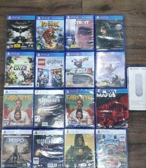 Игры на PS4, PS5 много разных