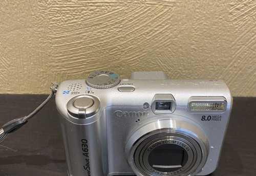 Компактный фотоаппарат Canon A630