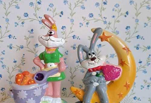 Статуэтка зайка керамика bugs bunny