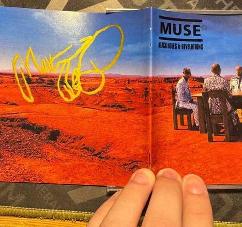 Muse Black Holes & Revelations CD с автографом