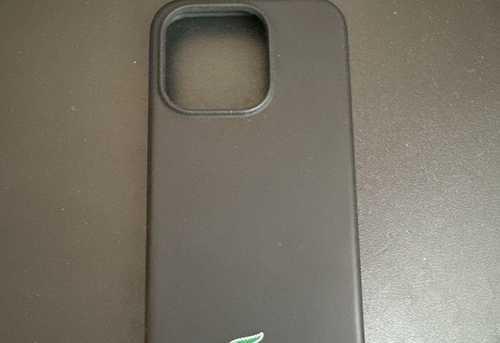 Чехол Lacoste Hard Logo для iPhone 15 Pro MagSafe