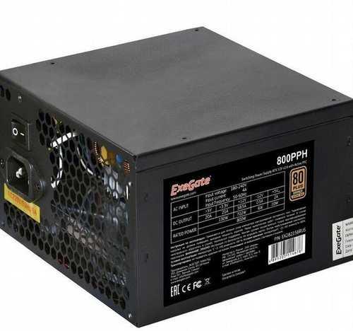 Exegate EX292160RUS Блок питания 900W ExeGate 80 plus Bronze 900PPH (ATX, apfc, кпд 89% (80 plus Bro