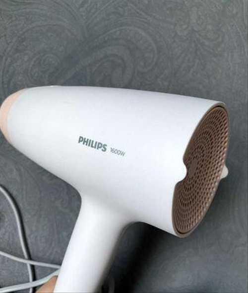 Фен для волос Philips BHD300/10, розовый, белый