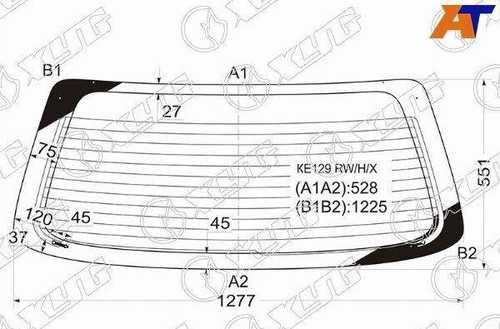 Стекло заднее toyota corolla spacio