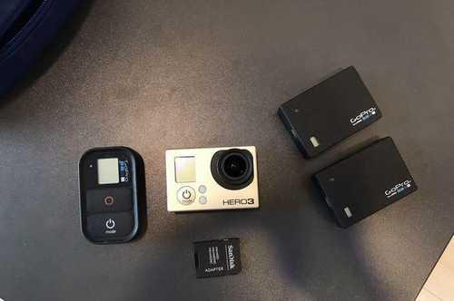 Камера GoPro Hero 3 + Пульт ду + 2 доп. батареи