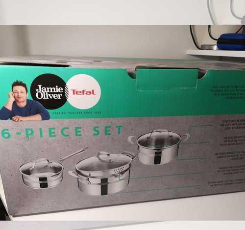 Набор Tefal Jamie Oliver, 6 предметов, новый