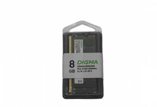 Модуль sodimm 8Gb (DDR4 2666MHz) digma