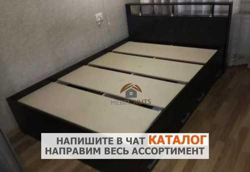 Кровать двуспальная 140х200 с ящиками