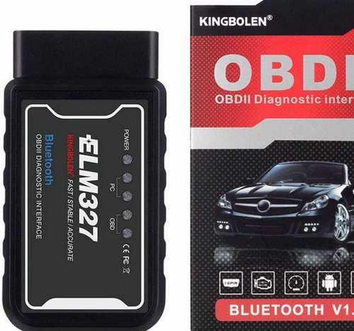 Автосканер Kingbolen ELM327 Bluetooth не фейк