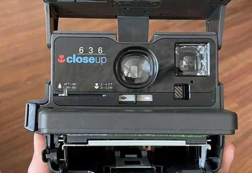 Плёночный фотоаппарат polaroid 636 closeup