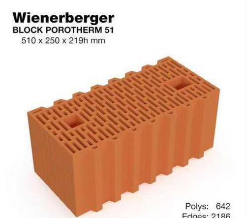 Керамический блок Поротерм 51