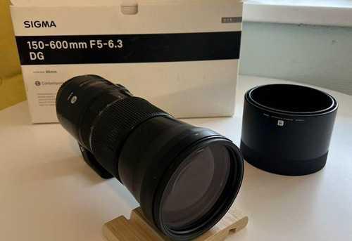 Sigma 150 - 600 mm (canon ef)
