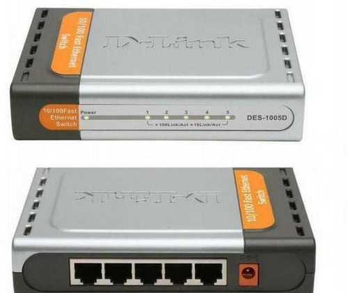 Коммутатор (switch) D-Link DES 1005D