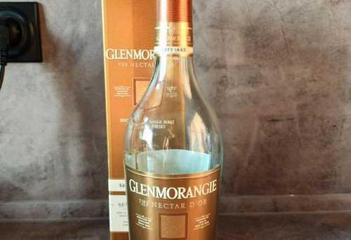 Красивая бутылка коробкой glenmorangie nectar d'or
