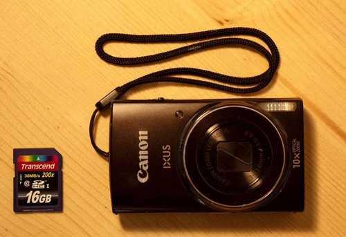 Фотоаппарат canon ixus 157 с картой памяти 16гб