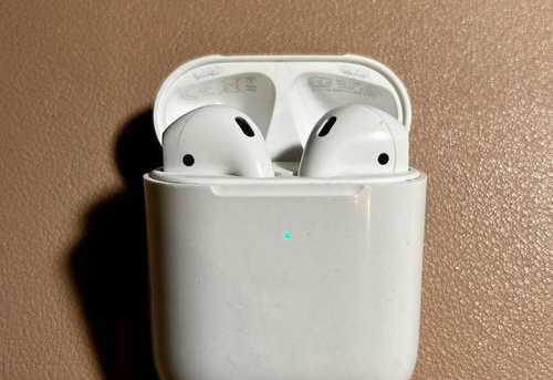 Apple Airpods 2 с зарядным футляром