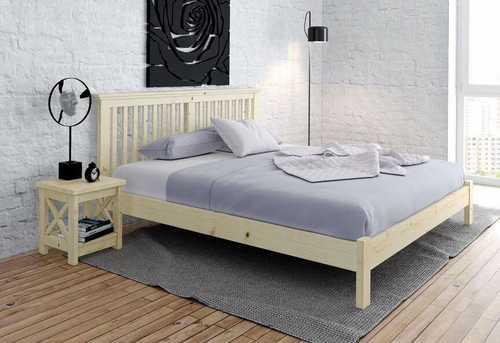 Кровати в стиле "Прованс" без изножья из дерева