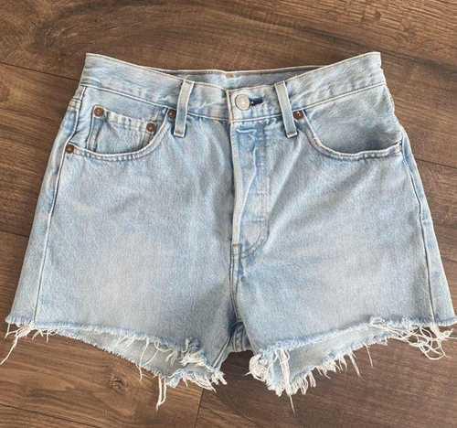 Джинсовые шорты levis 501 w25