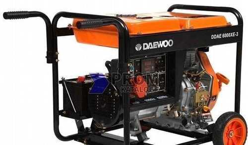 Дизельный генератор daewoo ddae 6000XE-3