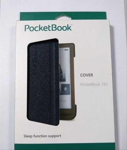 Оригинальный черный чехол для PocketBook 740