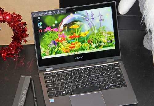 Сенсорный Acer Стилус озу 4гб экран 11.6"1920*1080