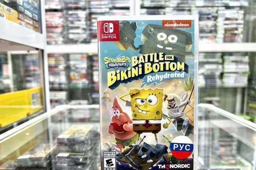 Spongebob Battle to Bikini Nintendo Switch Новый
