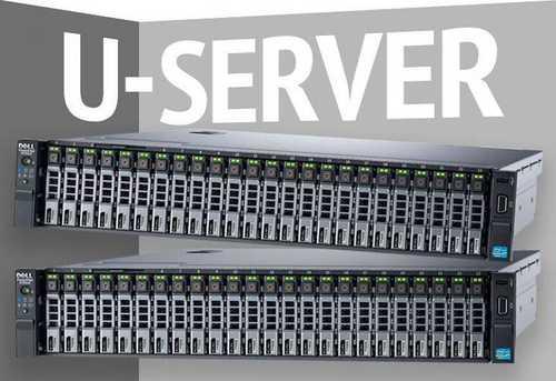 Сервер Dell R730XD 24SFF H730pm 2x750W платформа P