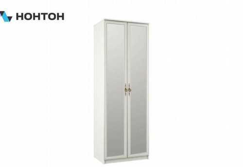Шкаф 2-дверный Габриэлла с зеркалами вудлайн кремо